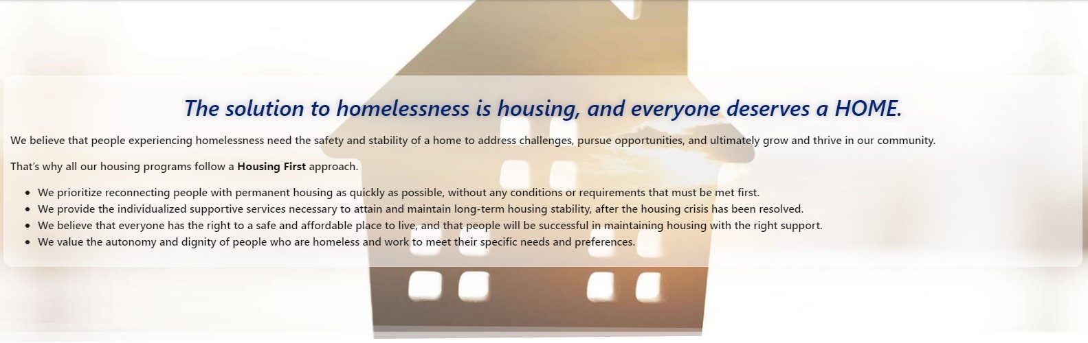 Programs | ECHO | Eastern Carolina Housing Organization